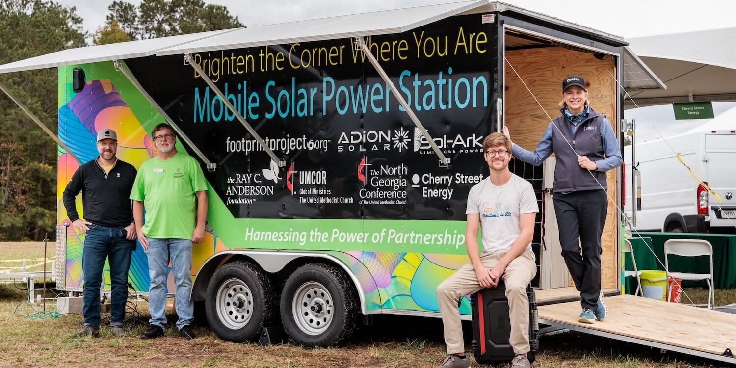 New solar microgrid trailer to bring light to the darkness during ...